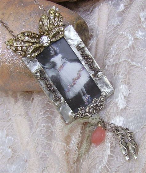 Romancing The Bling Dragonfly Assemblage Necklace ~ Art Nouveau