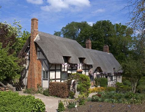 Tudor Architecture Anne Hathaways Cottage Thatched Cottage English