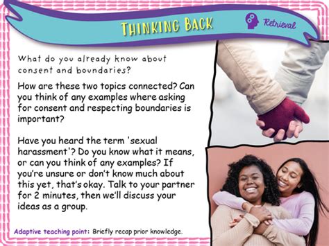 Sexual Harassment Introduction Pshe Teaching Resources