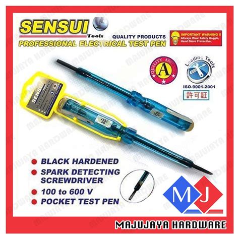 Sensui 100 Original Test Pen Black Hardened Pocket Heavy Duty Test Pen