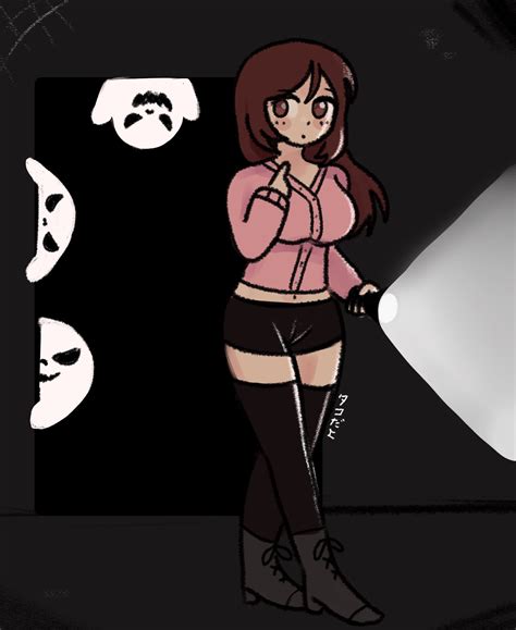 Rule 34 1girls Brown Eyes Brown Hair Emily Sim Emirichu Flashlight