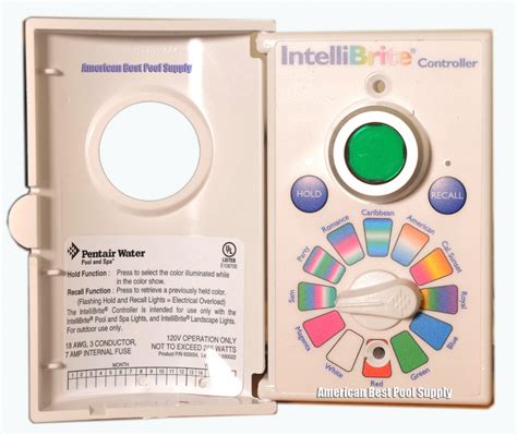 Pentair Intellibrite Pool Light Controller Shelly Lighting