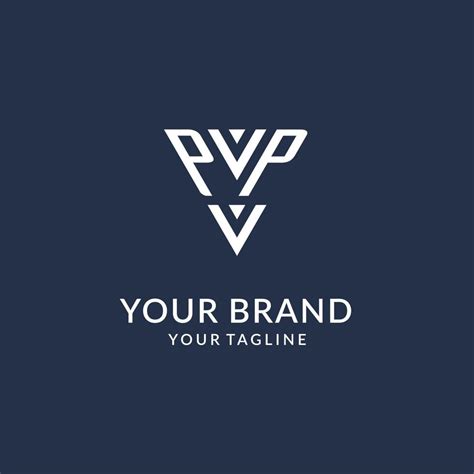 Pp Triangle Monogram Logo Design Ideas Creative Initial Letter Logo With Triangular Shape Logo