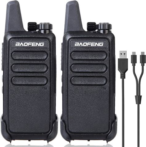 2 low-pricing Pack BAOFENG BF-R5 FRS Two Re Way Free Radio Handsfree ...