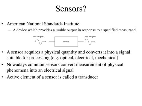 Ppt Intro To Sensors Powerpoint Presentation Free Download Id5556024