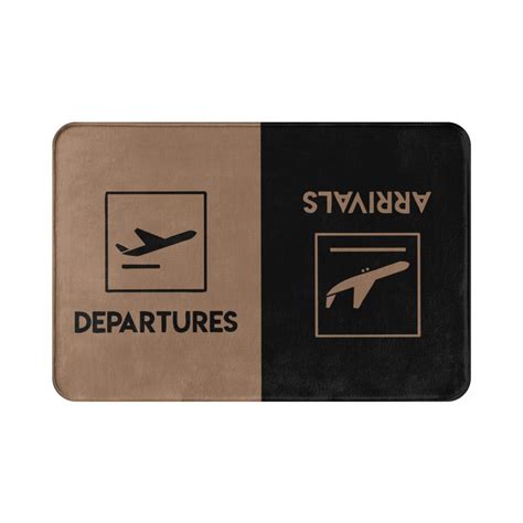 Popular The Exit Departure Doormat Bathroom Welcom Vicedeal
