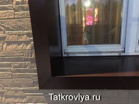 Металлические откосы на окна - 45 фото