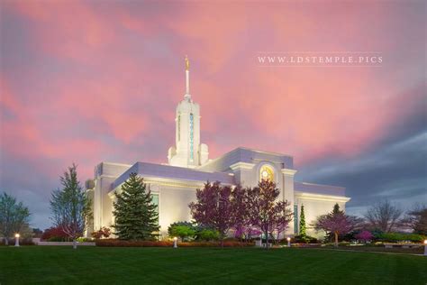 Mount Timpanogos Temple Pastel Sunrise Lds Temple Pictures