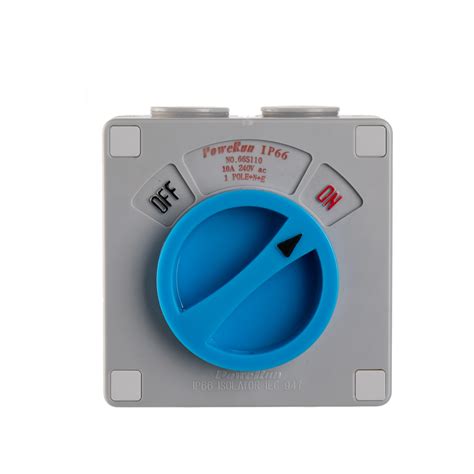 Ip66 Isolation Switch Single Phase Industrial Switchgear 240v