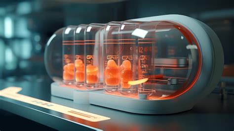 Premium Photo Digital Interface Of A Smart Pill Background