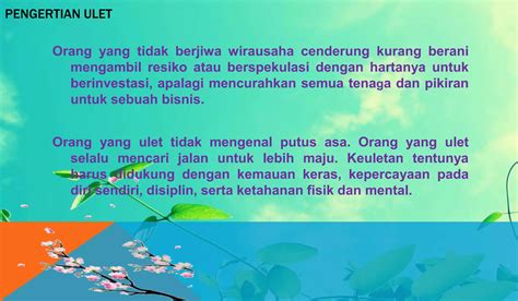 Pengertian Sikap Ulet Pptx