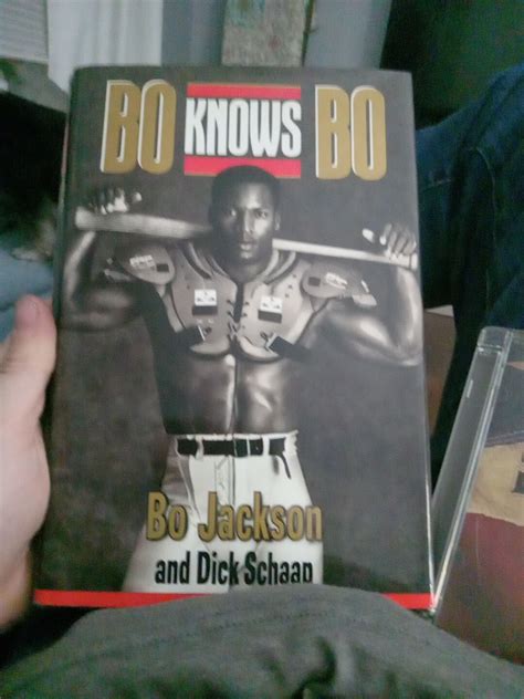 Bo Knows Bo Biography By Bo Jackson Hc Dj First Edition Wprinted Auto