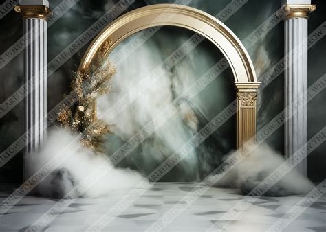 The Preeha Digital Backdrop Collection Set Of 5 Stunning Gold And