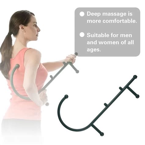 Self Massage Cane Stick Hook Bar Health And Nutrition Massage Devices On Carousell