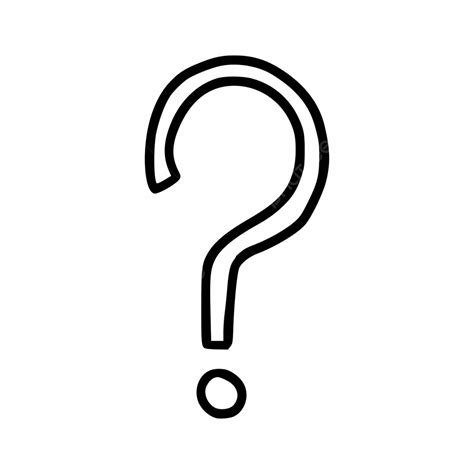 Question Mark Vector Doodle Icon Logo Technical Support Help Vector