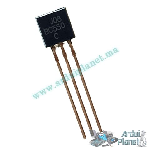 Bc550c Transistor Npn To 92 01a 45v à Faible Bruit Microplanet Maroc