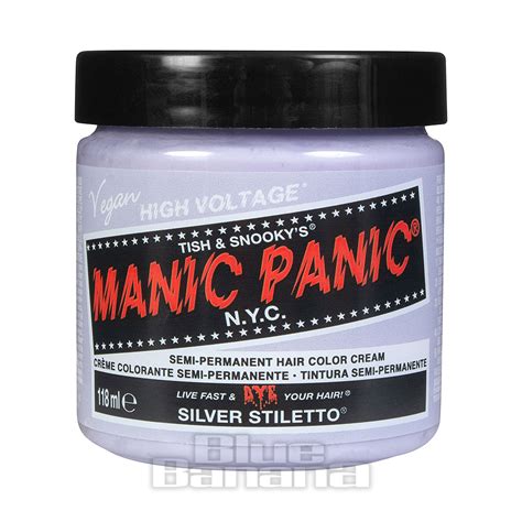 Manic Panic Silver Stiletto Toner Vegan Hair Dye