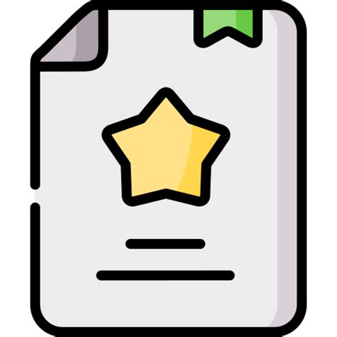 Certification Special Lineal Color Icon