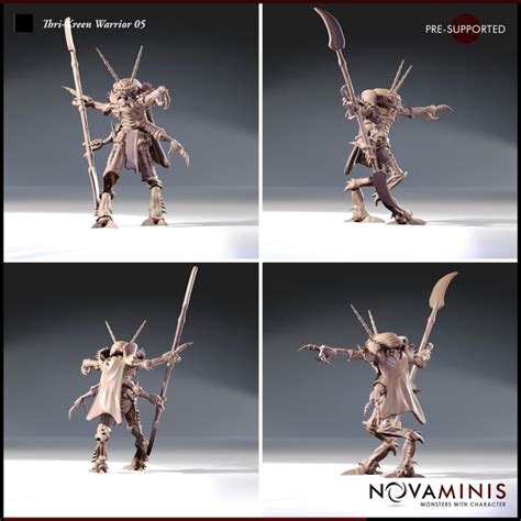 3d Printable Thri Kreen Warrior 05 By Novaminis
