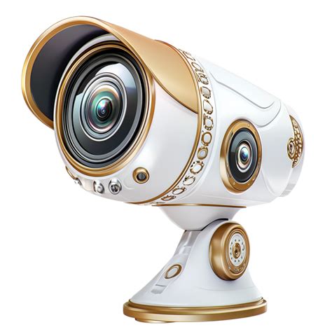 Modern Hightech Security Camera System Equipped Multiple Lenses Ensures Advanced Surveillance
