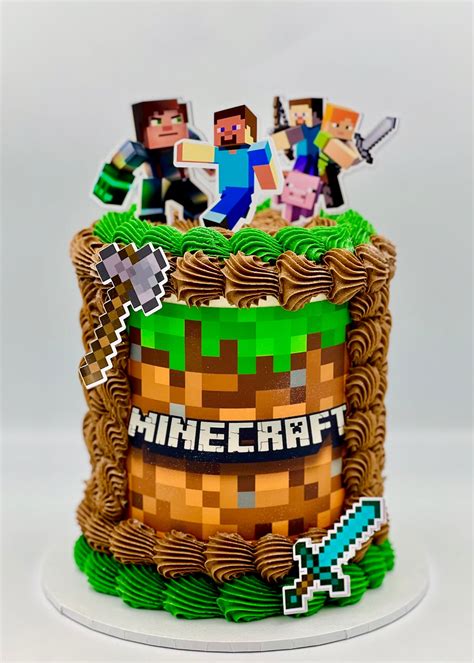 Minecraft Cake Order Yours Now Amys Bakehouse Amys Bakehouse