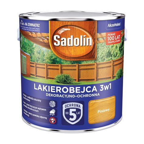 Sadolin LazurowÝ Na DŘevo 3v1 DekorativnÍ A OchrannÝ 25l Borovice