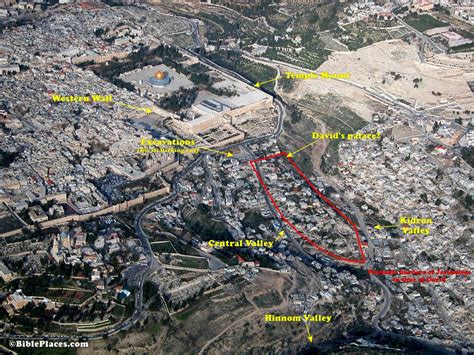 Palace Of King David Area G City Of David Israel And You