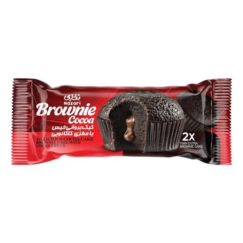 کیک براونی بامغزی‌کرم کاکائویی کیک و کلوچه نظری