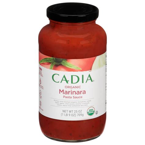 Cadia Pasta Sauce Organic Marinara Same Day Delivery Or Pickup