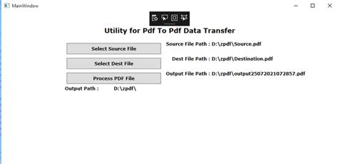 Pdf To Pdf Data Migration Utility Freelancer