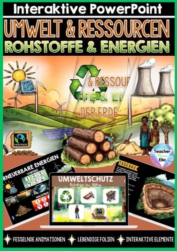 Interaktive Power Point Umwelt And Ressourcen Teachermanuella Unterrichtsmaterial In Den