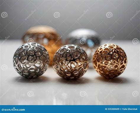 Assorted Metal Objects Arranged On White Surface Stock Image Image