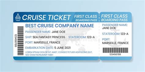 Carnival Cruise Boarding Pass