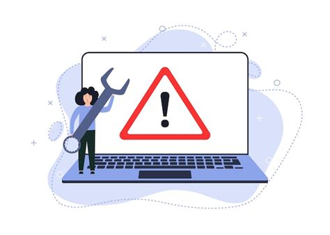 Premium Vector Expert Diagnose Computer Operating System Problem Big
