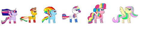 Mane 6 Rainbow Power By Dianarp1990 On Deviantart