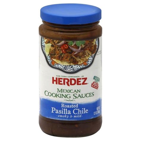 Herdez Roasted Pasilla Chile Mexican Cooking Sauce 12 Oz Instacart
