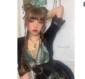 Shroom Babe Art By Bunny Fae Digital Art AI Fantasy Mythology Magical Nature Spirits