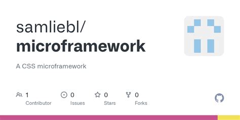 Github Samlieblmicroframework A Css Microframework