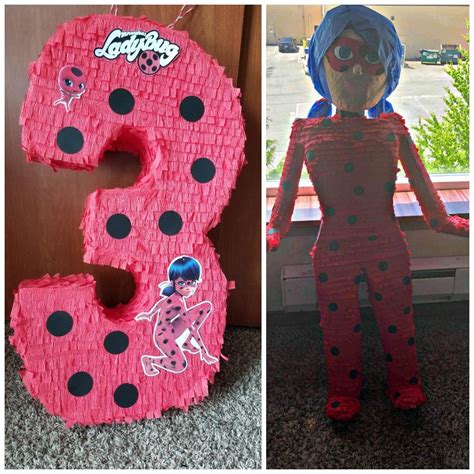 Miracolous Lady Bug Piñata Character Piñatas Fictional Characters