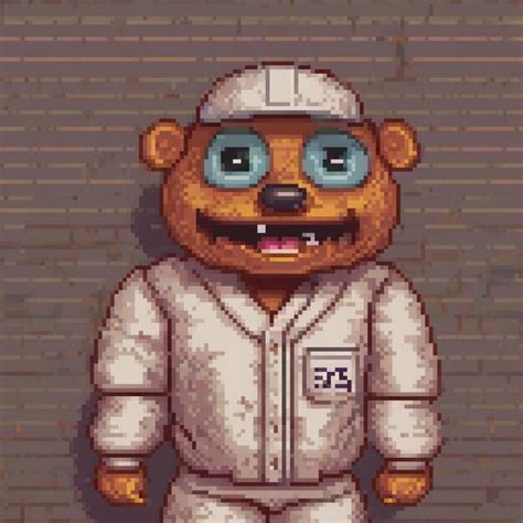 Pixel Art Of Classic Five Nights At Freddys Gameplay Premium Ai