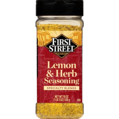 First Street Seasoning Lemon And Herb Specialty Blends Smart And Final