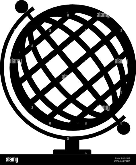 Globe Vector Illustration Isolated On White Background A Vector