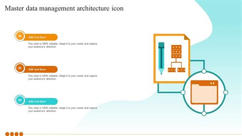 Master Data Management Architecture Icon Ppt Example