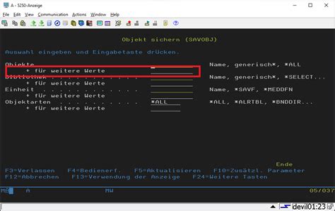 Ibm Midrange Condition Based Command Parameters Filling In Prompt