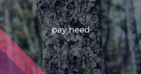 Pay Heed Idiom Meaning And Origin The Village Idiom