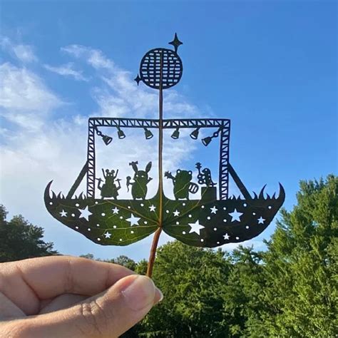 树叶里的世界 （twi Litoleafart） 花瓣网