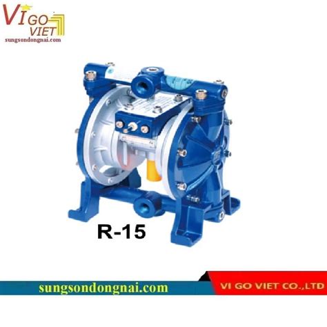 Máy Bơm Màng đôi Chạy Bằng Khí Nén R 15 Súng Phun Sơn