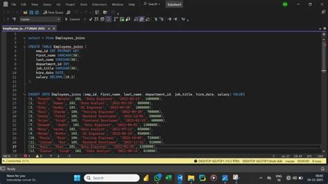 Sql Joins Dataanalytics Dataengineering Learningjourney Freshers