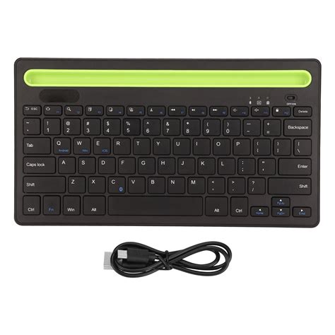 Card Slot Wireless Keyboard 78 Keys Dual Channel Sensitive Light Portable Bluetooth Keyboard For