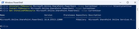 Powershell Module Microsoftonlinesharepointpowershell 16025513